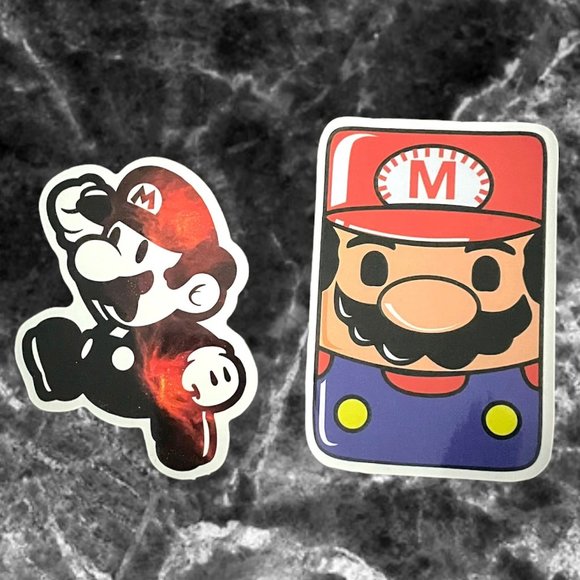Design | Mario Sticker Pack 2 2 Mario Themed Stickers | Poshmark
